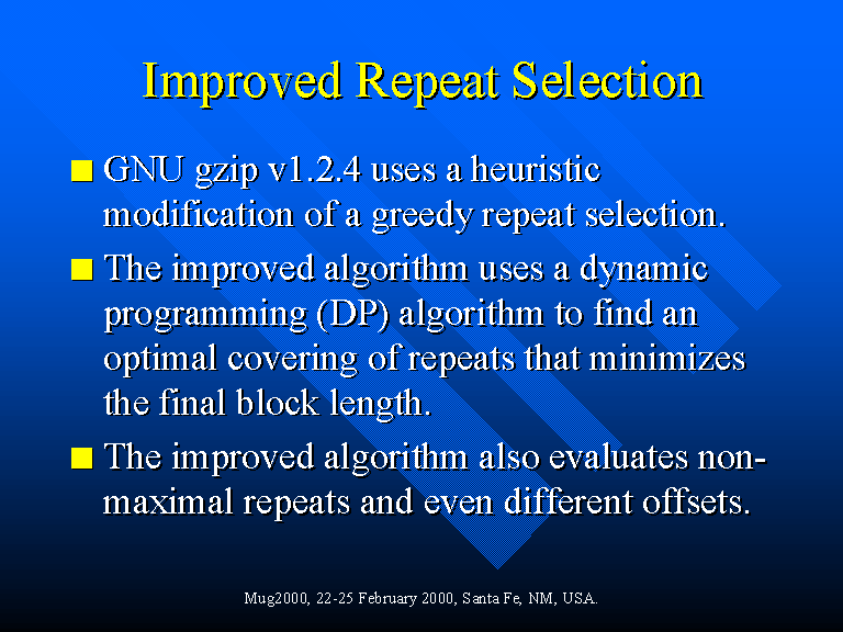 Improved Repeat Selection